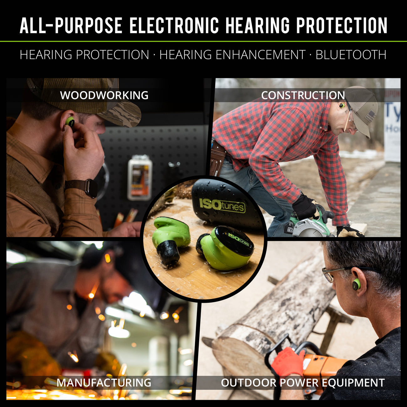ISOtunes FREE Aware Electronic Earbuds | Bluetooth | OSHA-Compliant