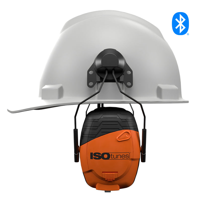 ISOtunes LINK 2.0 Helmet Mount | Bluetooth | IPX4 | OSHA-Compliant ...