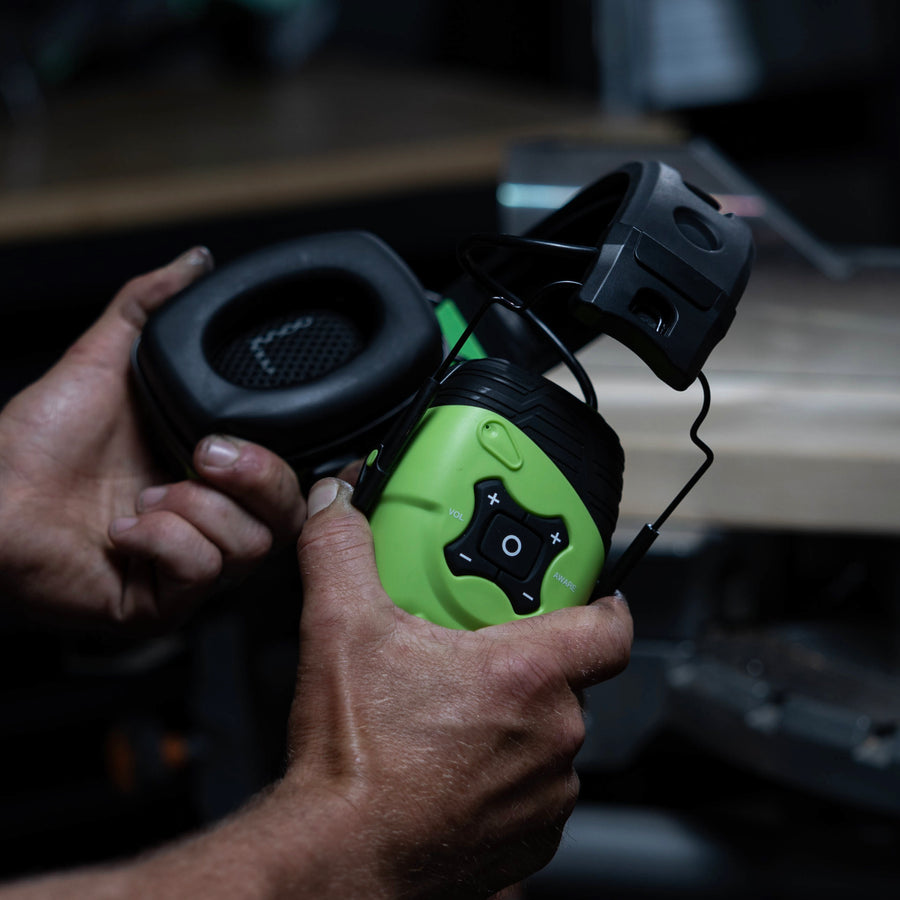 ISOtunes LINK Aware Electronic BT Earmuff | IPX4 | OSHA-Compliant
